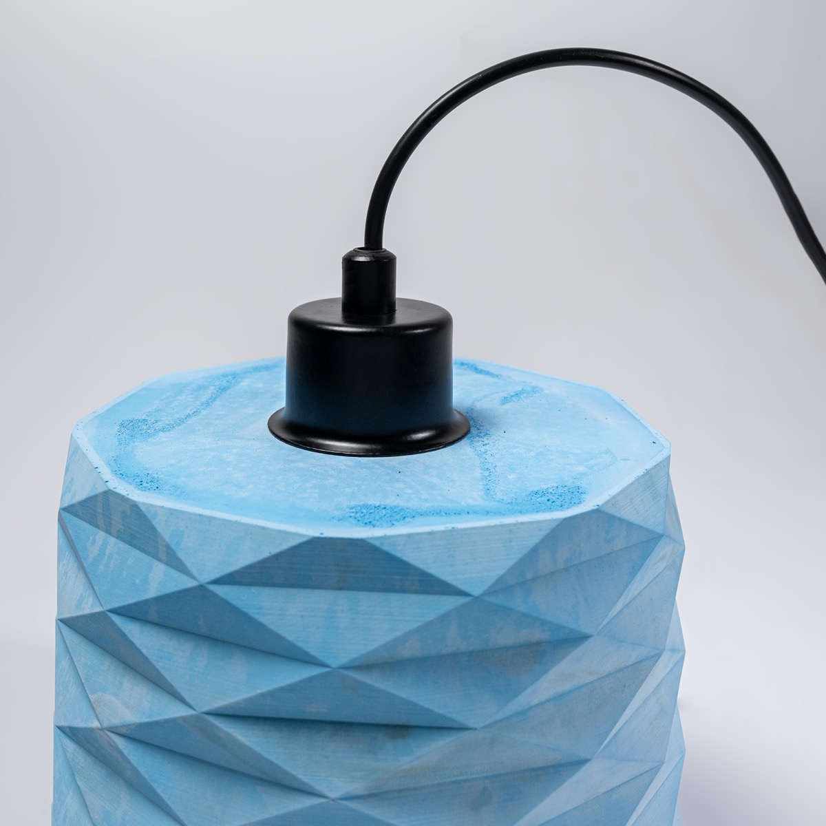 Blue Prism Concrete Ceiling Lighting