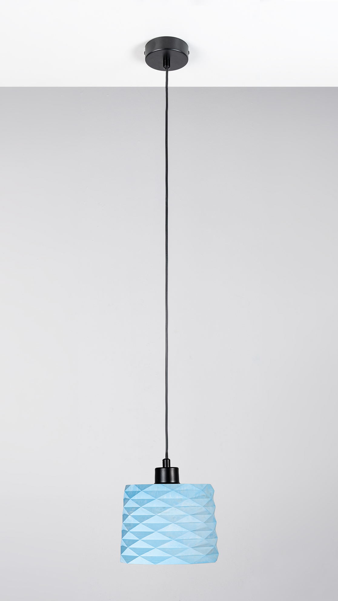 Blue Prism Concrete Ceiling Lighting